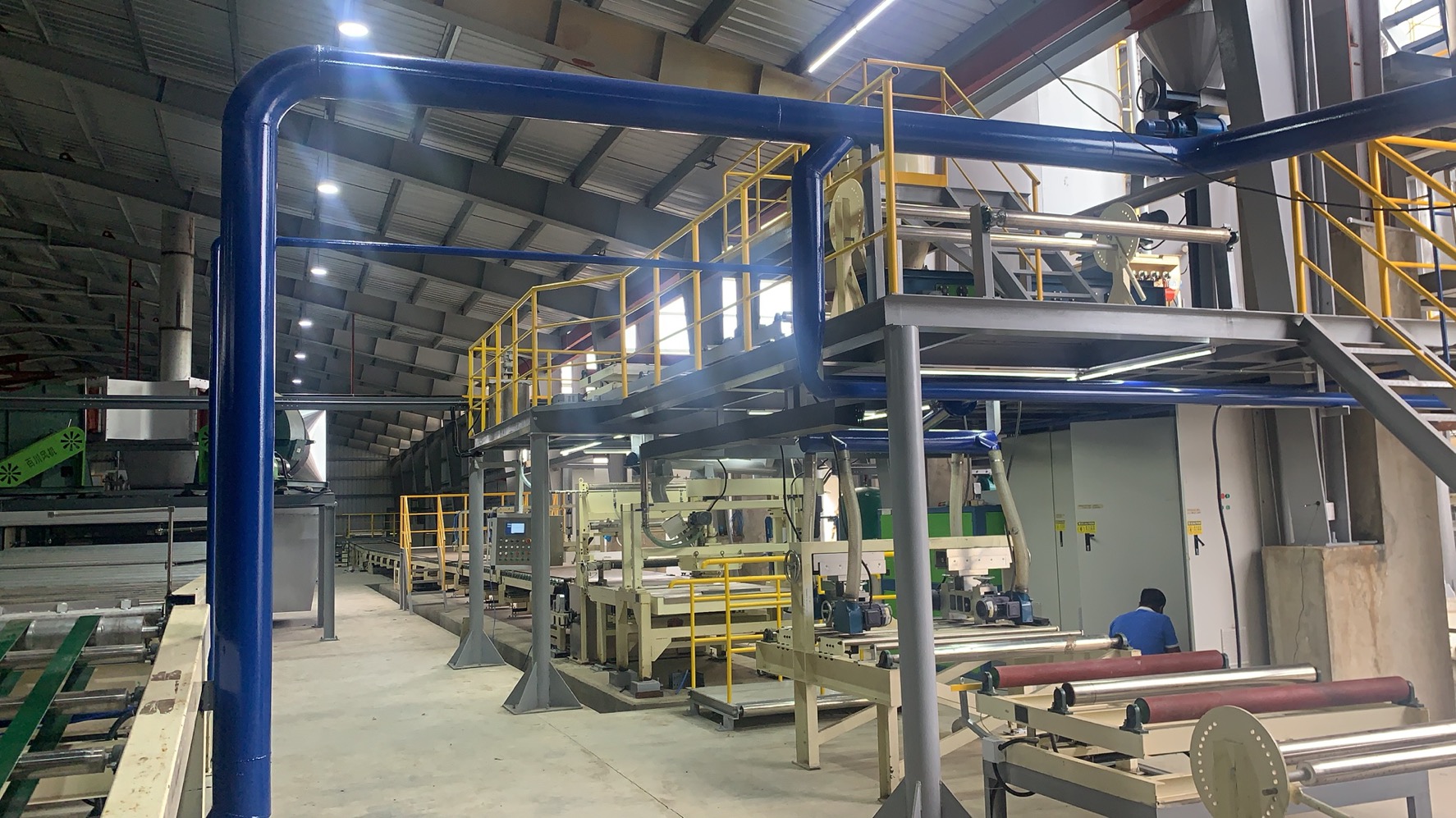 News - Gypsum board production line
